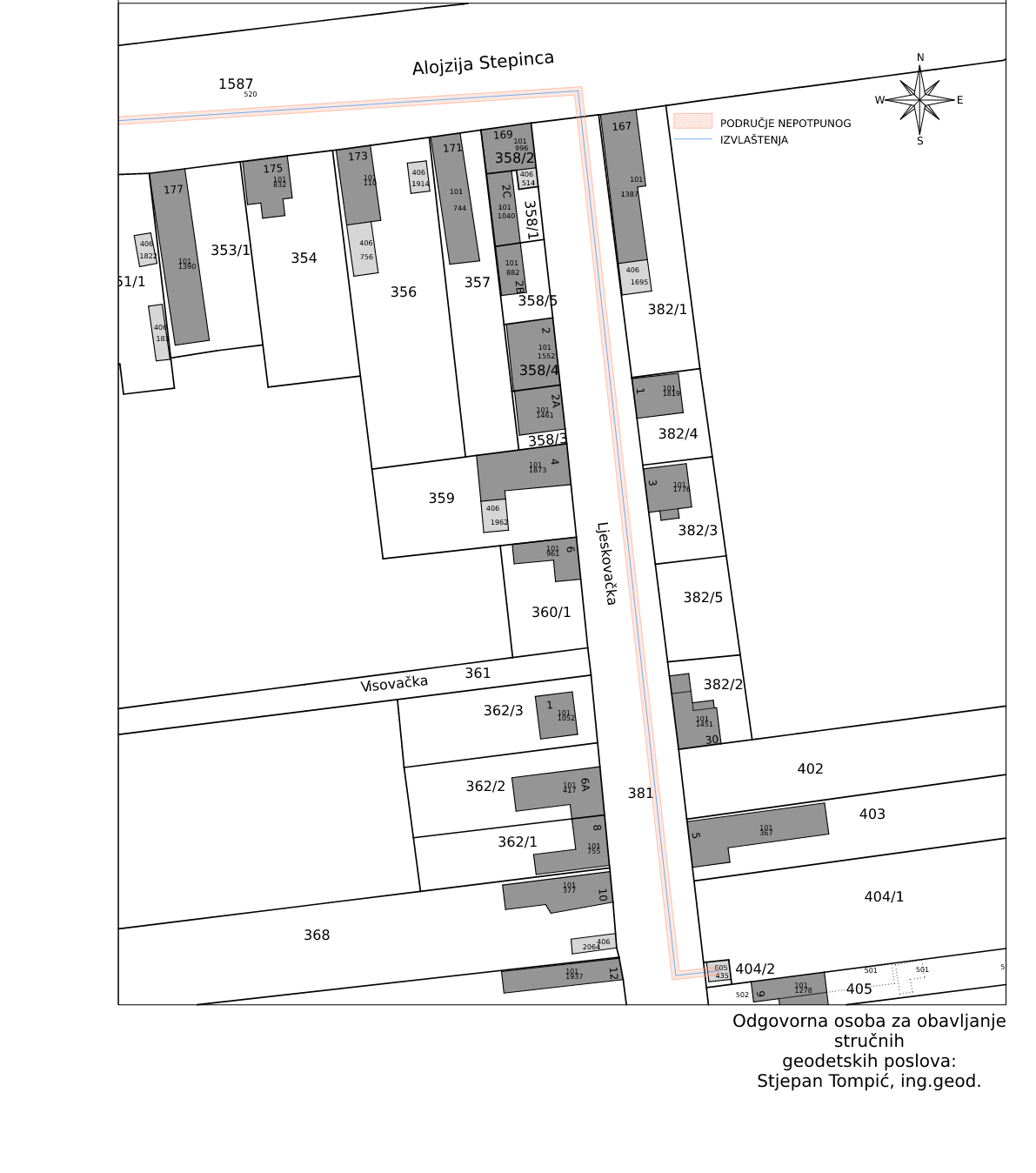 Elaborat nepotpunog izvlaštenja - Geodetski ured Geoinfo